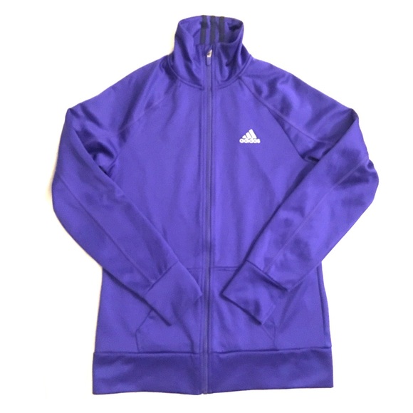 adidas | Jackets & Coats | Adidas Climalite Full Zip Front Running ...